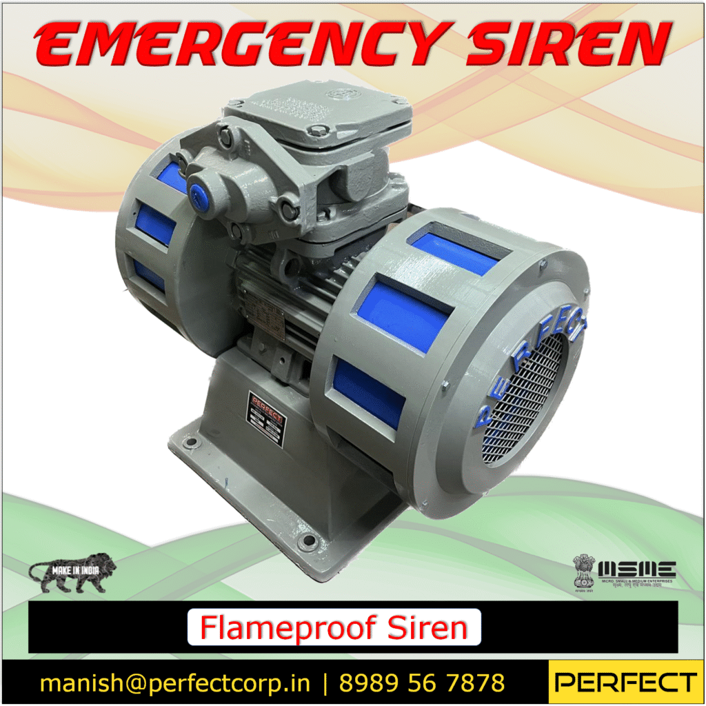 Flameproof Siren – PESO & CIMFR Certified Industrial Safety Sirens ...
